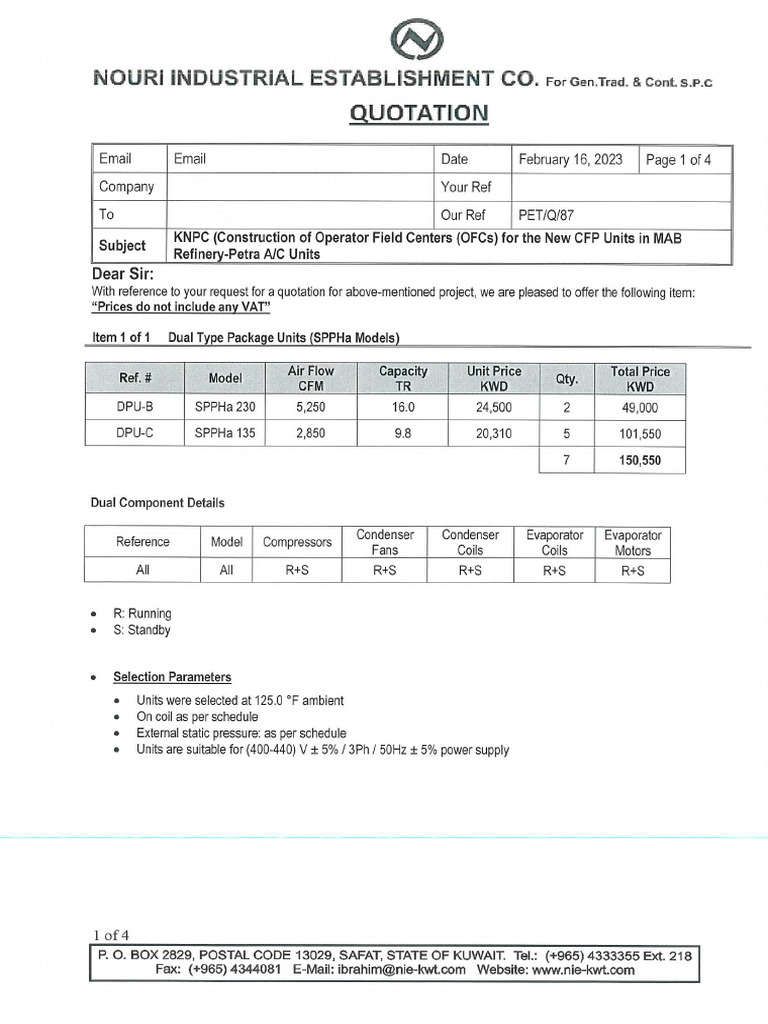 Petra KNPC Operator Field | PDF