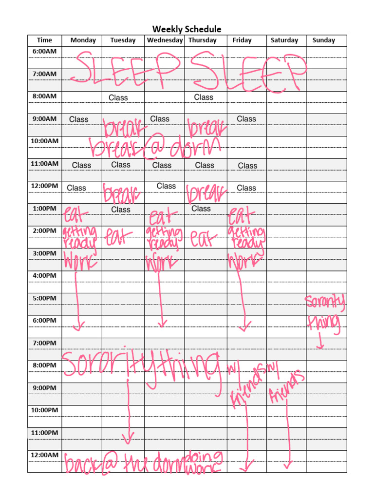 Time Management Log | PDF