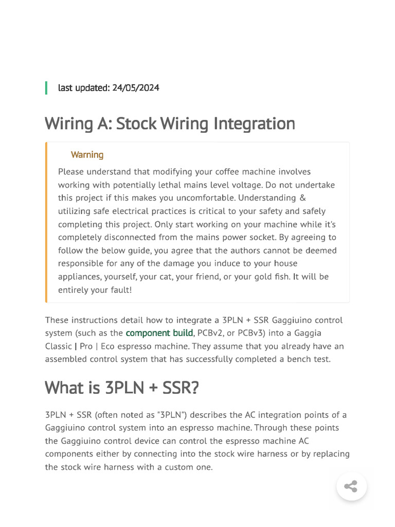 wiring a Stocl wiring Intergration | PDF