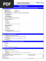 EP2 Grease Safety Data Sheet | PDF | Dangerous Goods | Toxicity