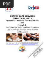 Hand Spa Tools, Supplies and Equipment | PDF