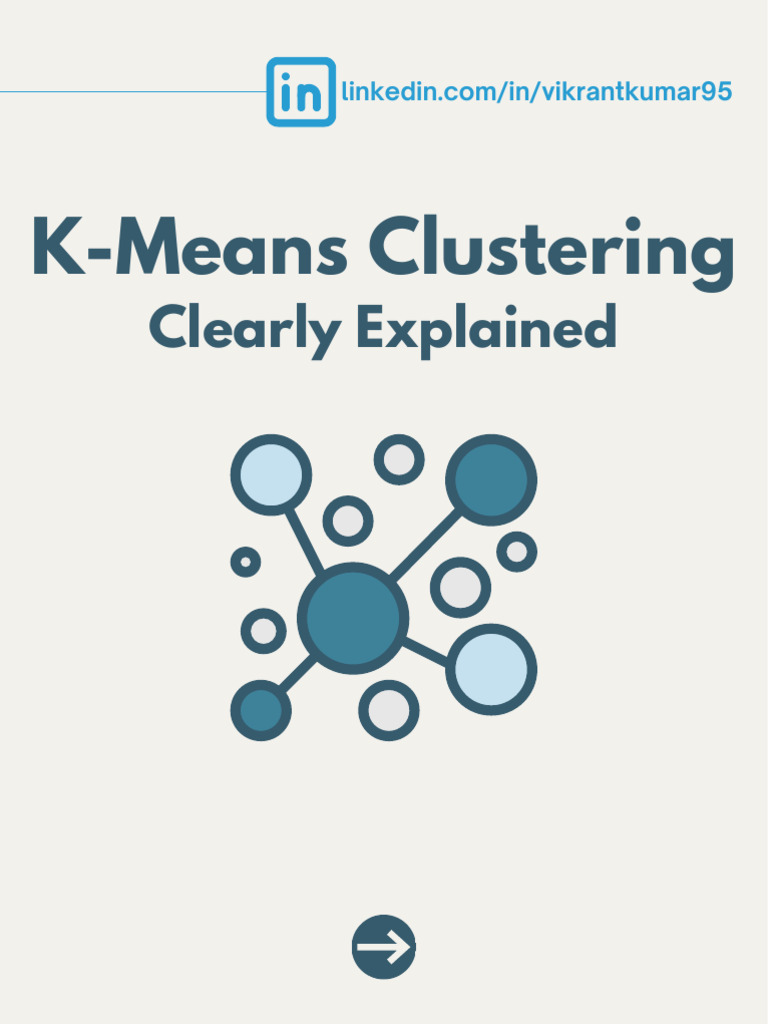 K-Means Clustering Clearly Explained | PDF | Cluster Analysis | Algorithms And Data Structures