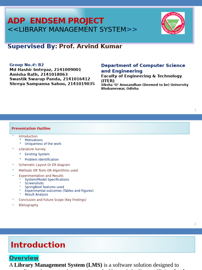 adp ppt | PDF | Libraries | Page Layout