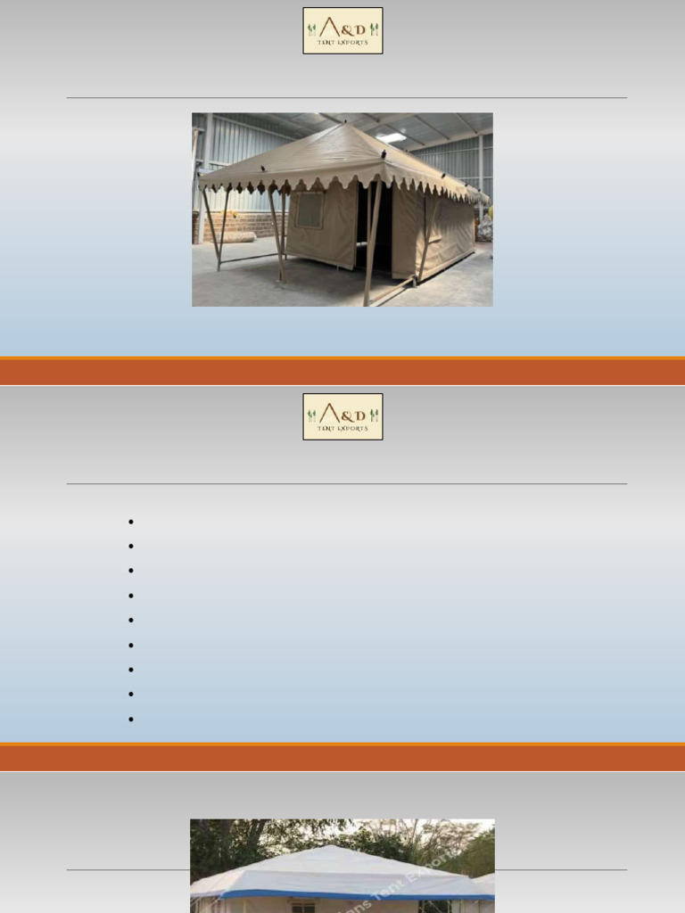 Medium Luxury Tent | PDF | Tent