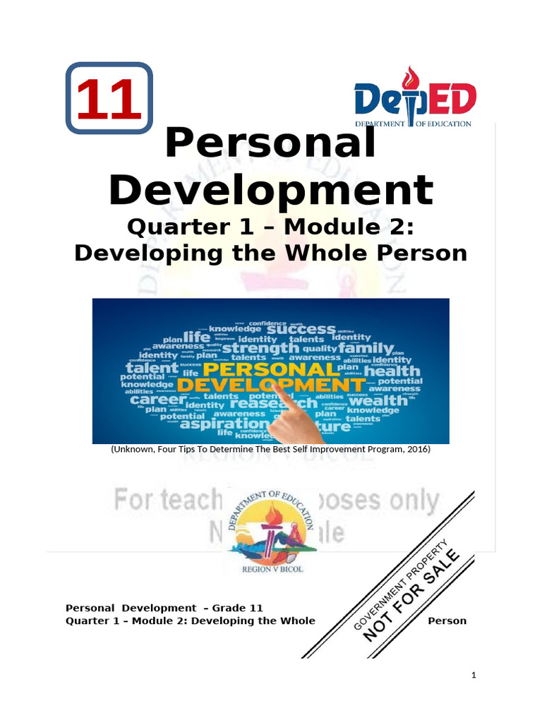 Personal Development Module 2 Q1 | PDF | Feeling | Thought