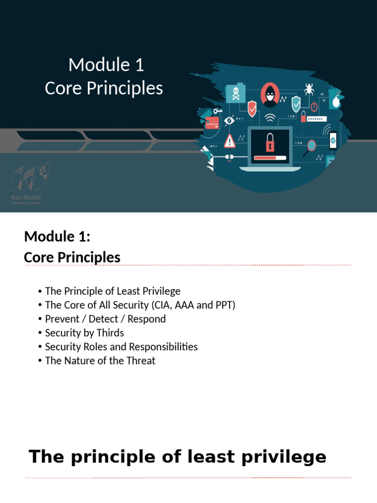 2. Core Principles (1) | PDF | Information Security | Computer Security