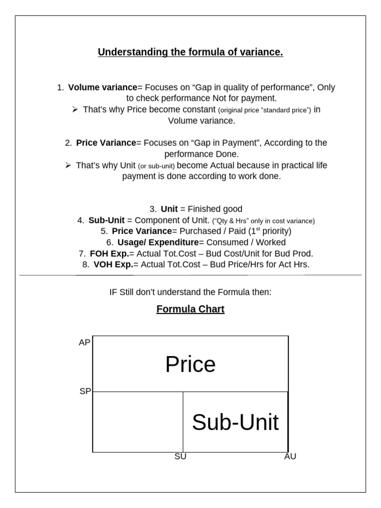 Understanding The Formula of Variance | PDF
