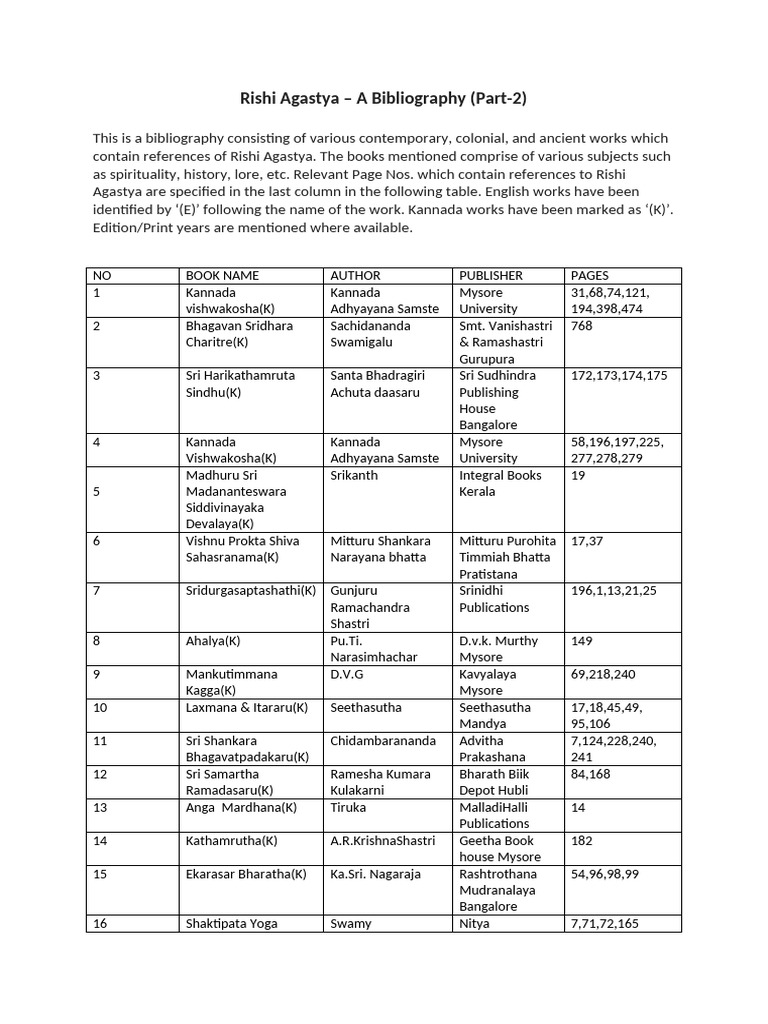 Rishi Agastya Part-2 | PDF | Indian Religions | Hindu Mythology