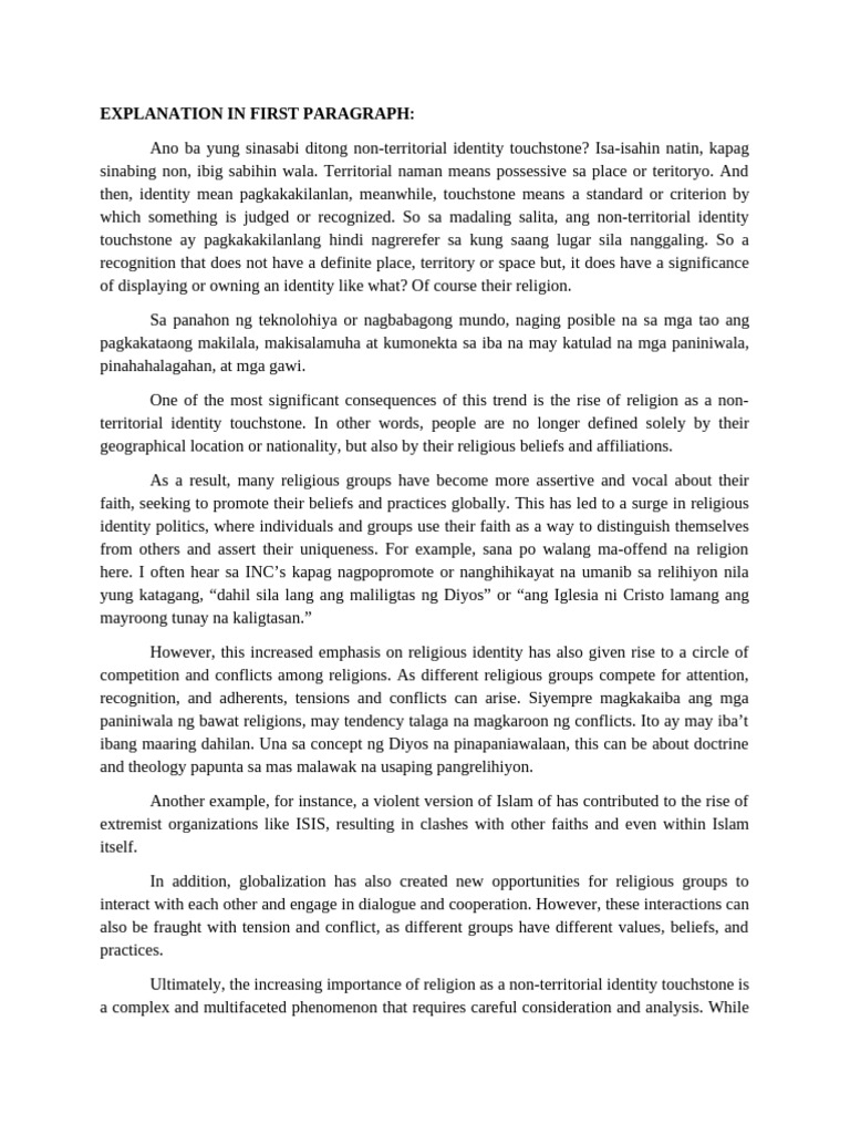 TCW-REPORTING1 | PDF | Globalization | Psychological Attitude