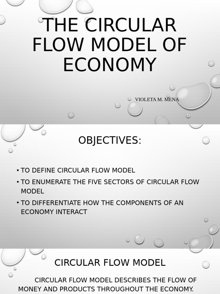 WK 7 Circular Flow Model | PDF | Economies | Economics