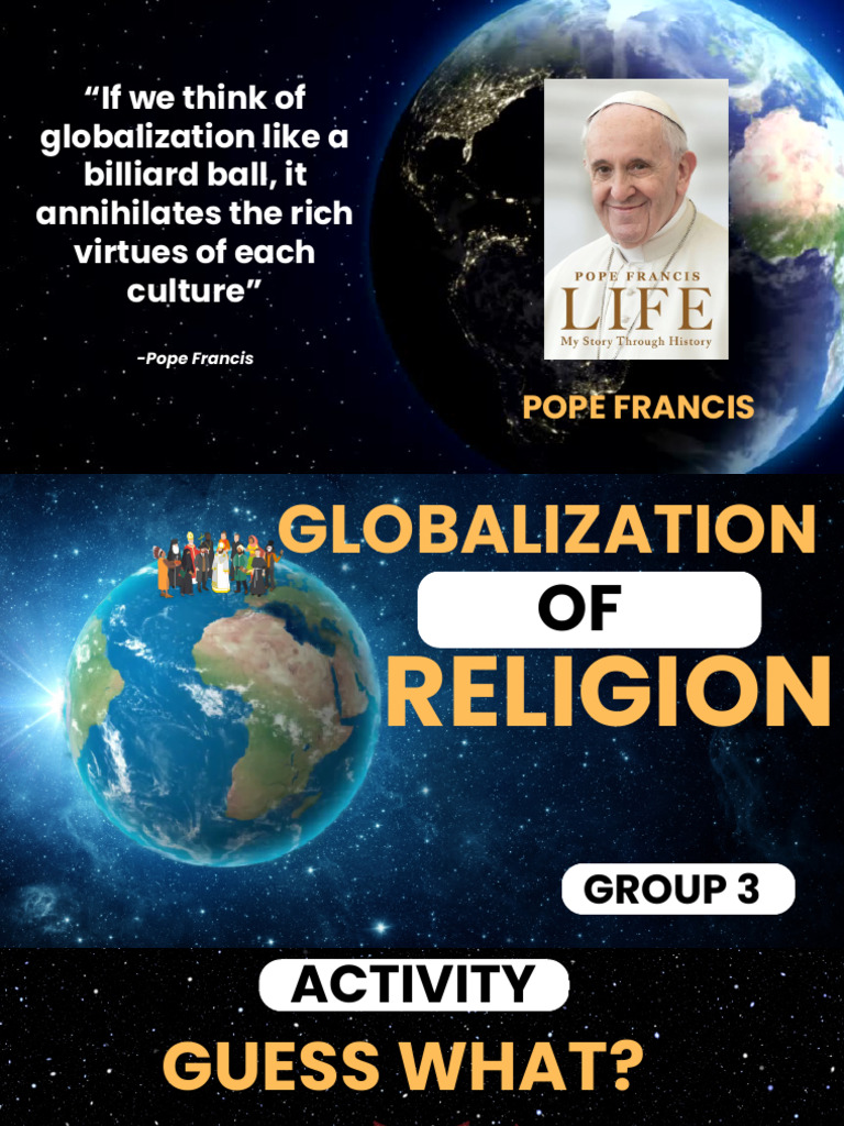 Globalization of Religions | PDF | Globalization | Internet