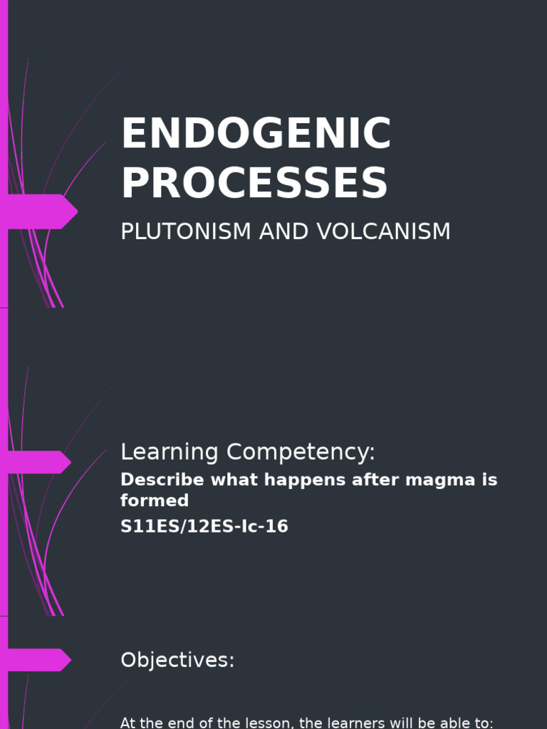 Endogenic Processes: Magma and Volcanism | PDF | Magma | Volcano