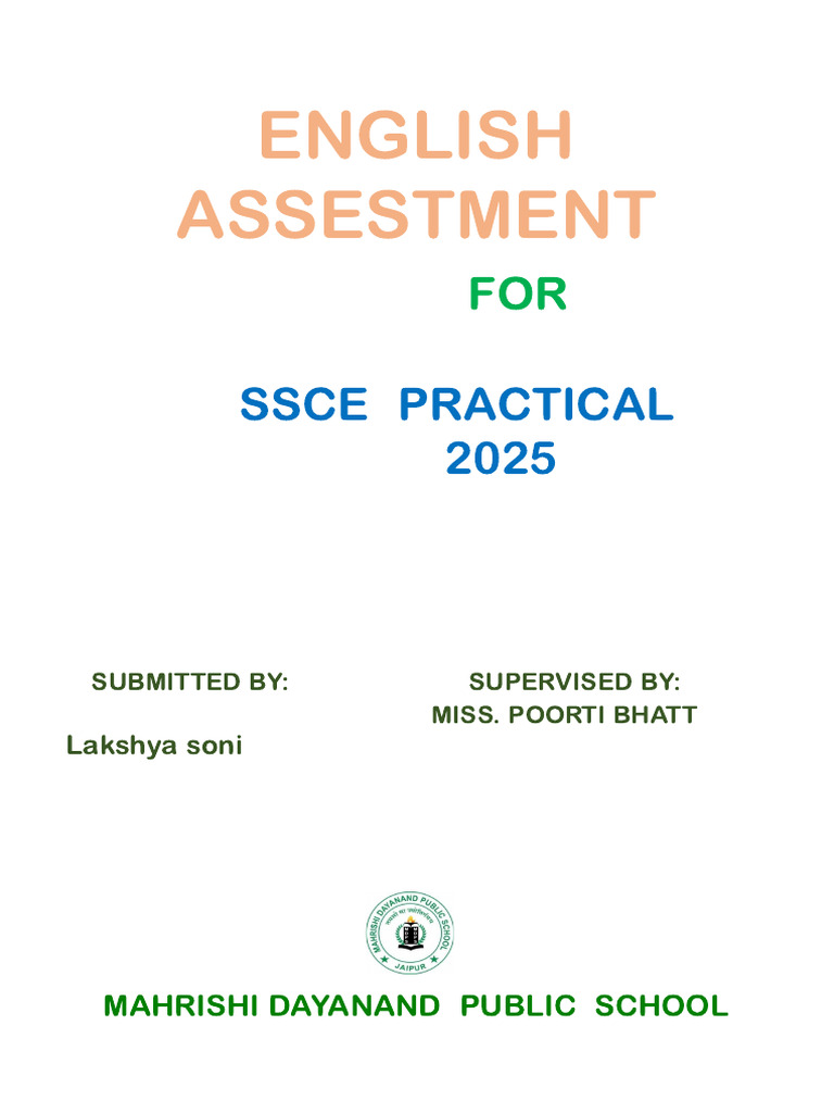 English Project Work | PDF