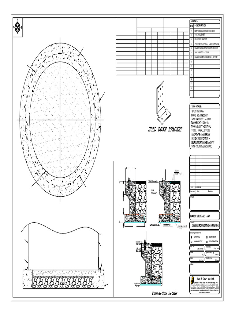 Dia.6.37, H-10.82 Foundation | PDF | Civil Engineering | Structural ...