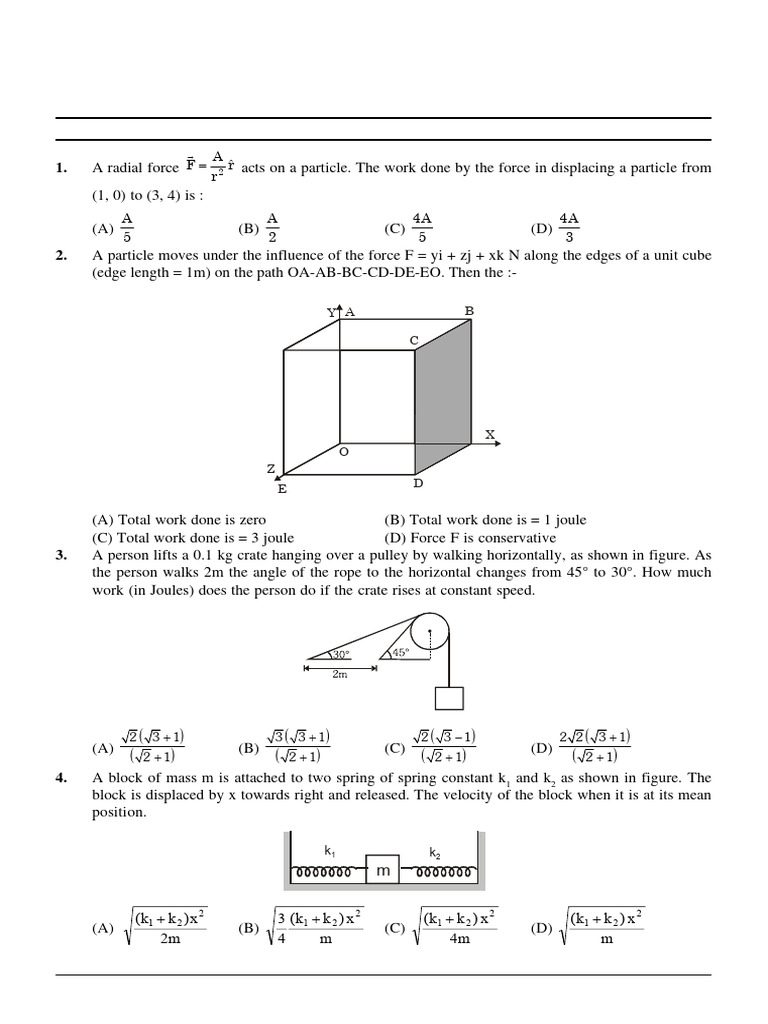 WPE - 2 | PDF | Force | Continuum Mechanics