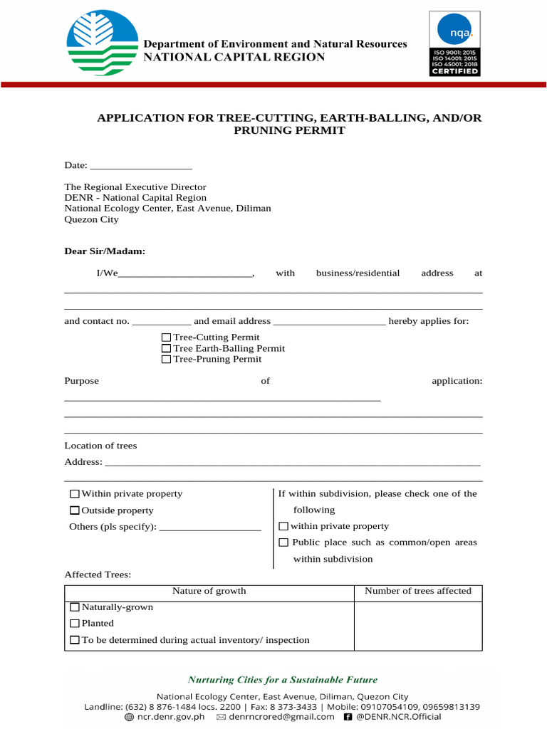 Annex a - Application Form-CBP Permit | PDF
