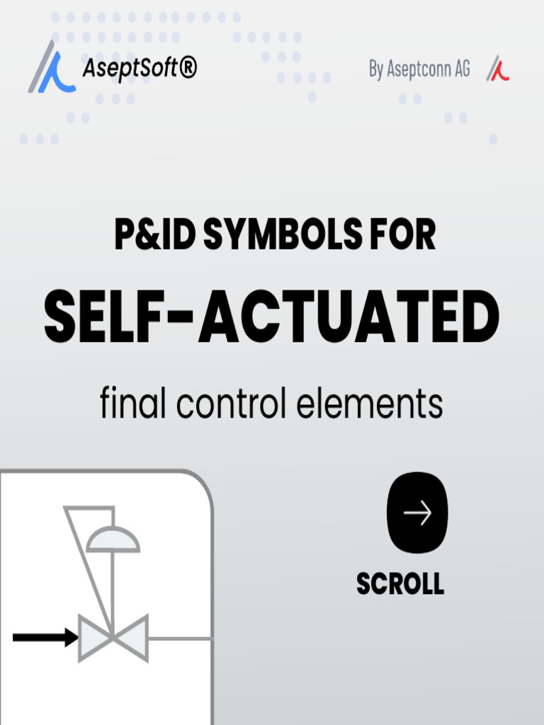 P&Id Symbols For: Self-Actuated | PDF | Valve | Pressure Measurement