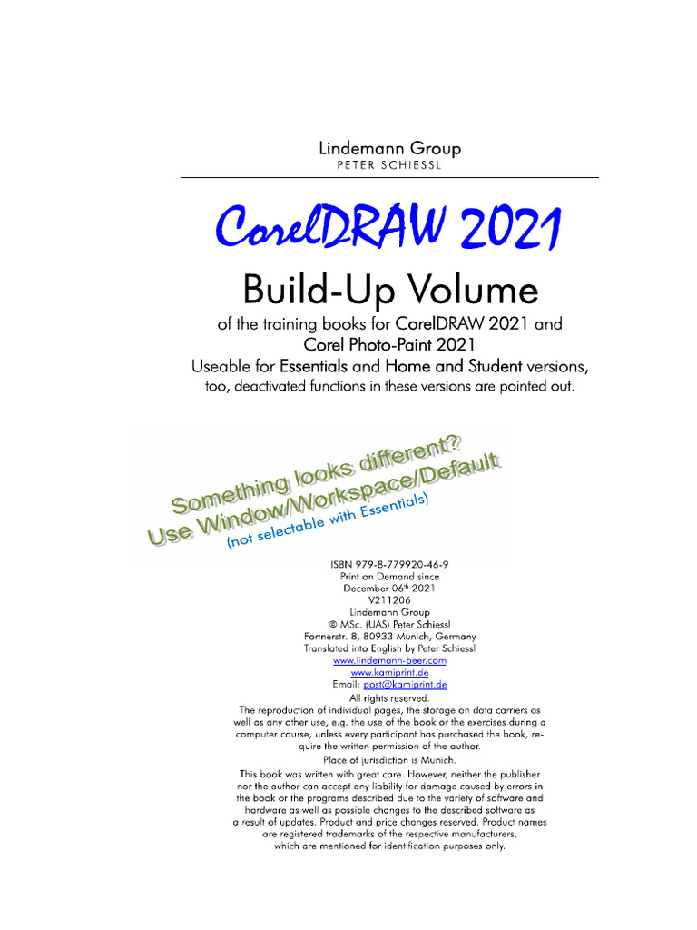 CorelDRAW 2021 Build-Up Volume With Many Integrated Exercises - Peter ...