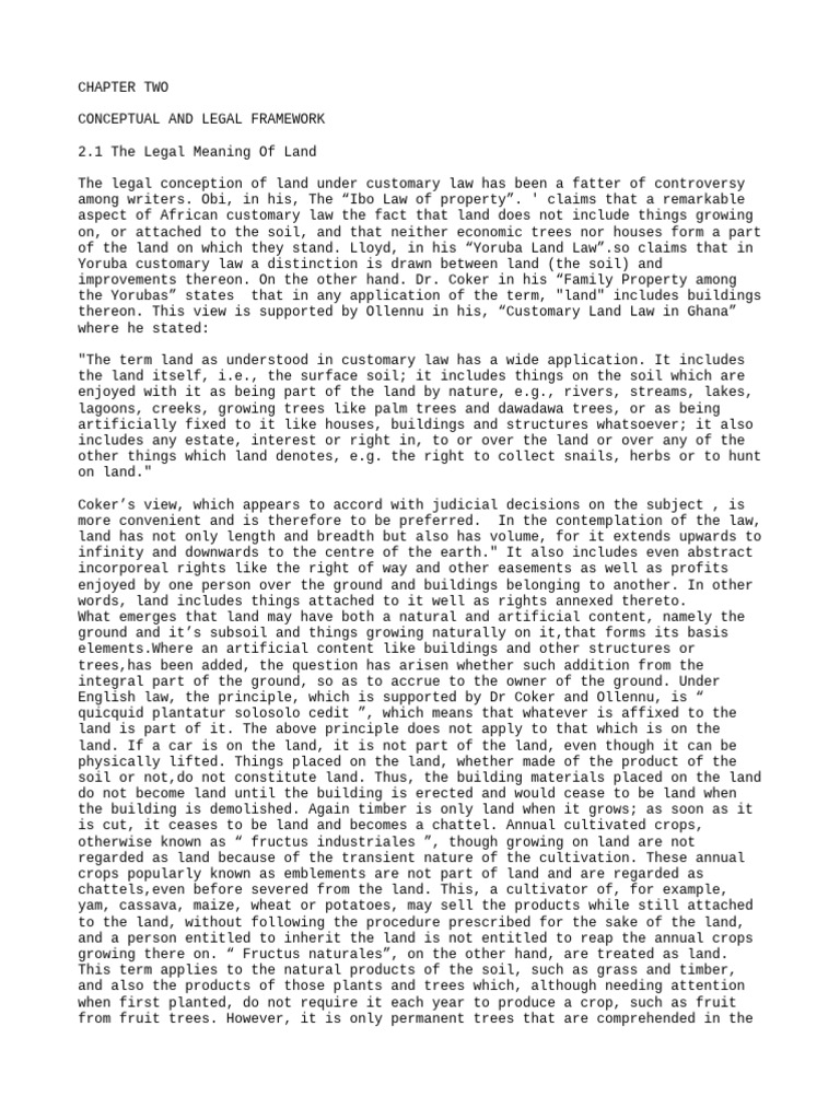 Chapter Two | PDF | Constitution | Property