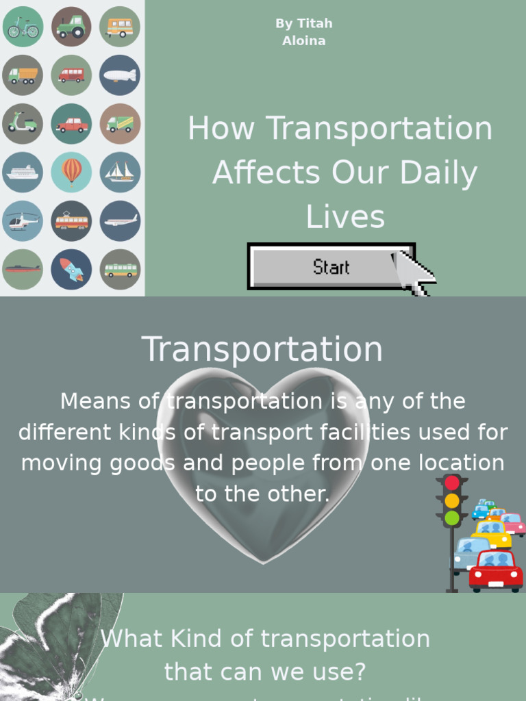 Importance of Transportation in Life | PDF
