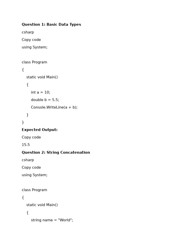 C Program Output Questions Pdf Parameter Computer Programming C Sharp Programming
