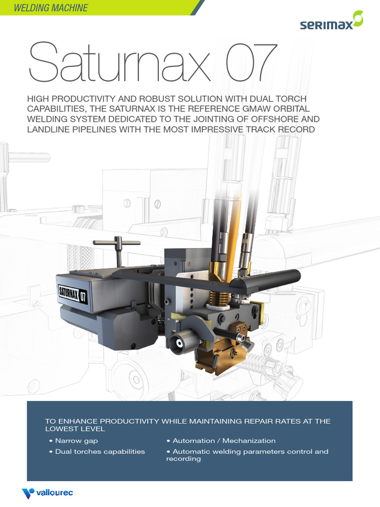 SATURNAX 07 Serimax Datasheet 2022 Official | PDF | Welding | Construction