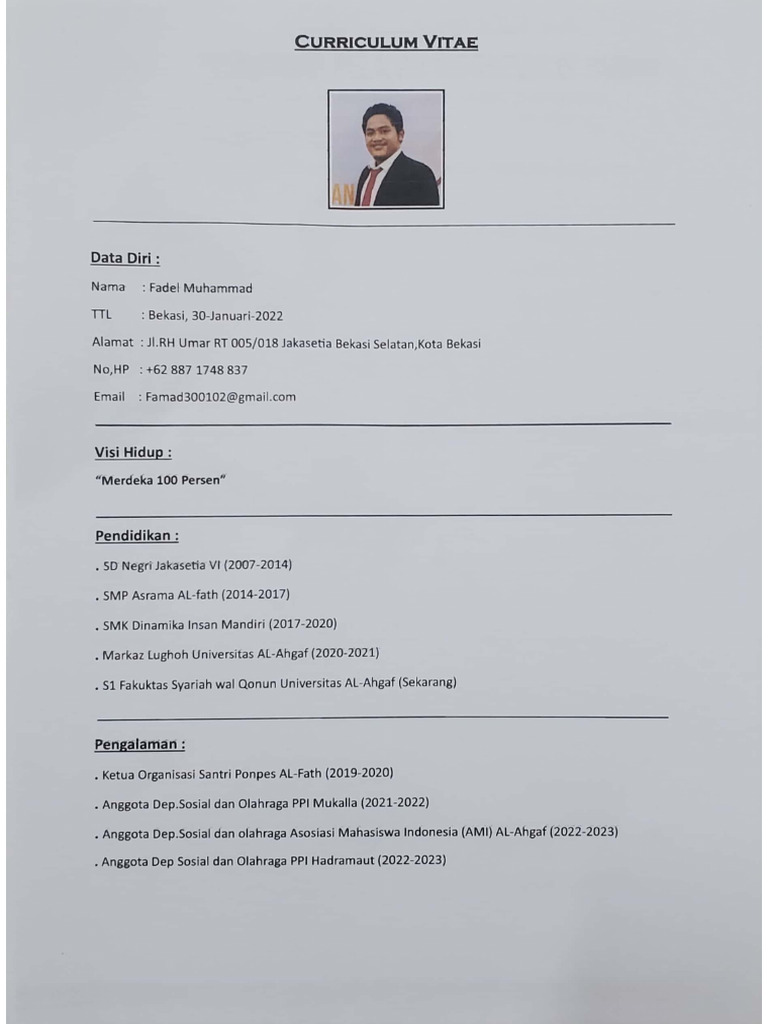 Fadel Muhammad | PDF