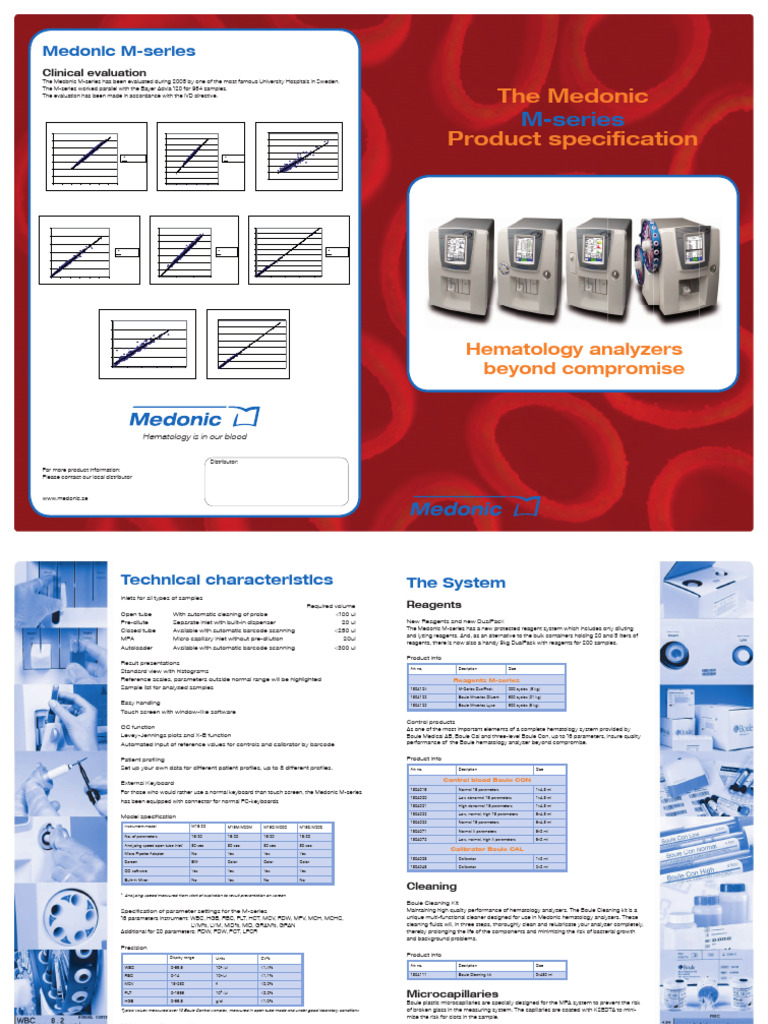 Medonic | PDF | Hematology | Blood