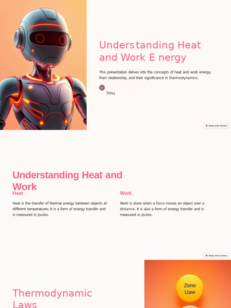 Understanding Work Heat | PDF | Heat | Entropy