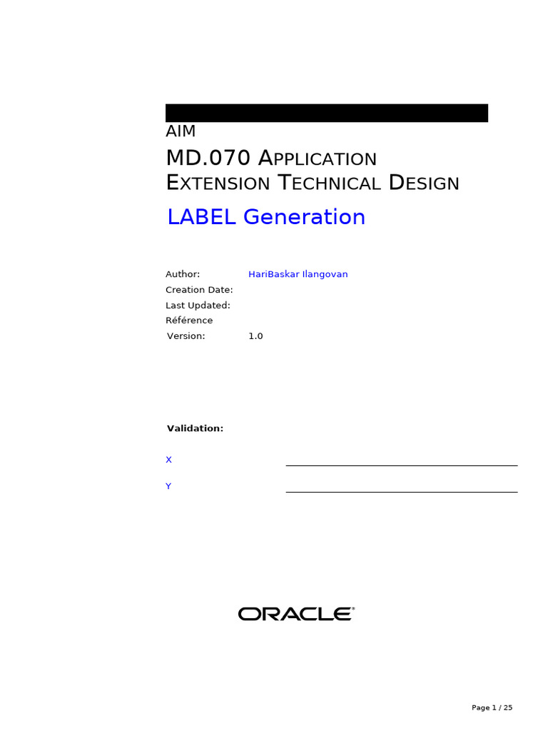 MD070 Label Creation 1.0-1 | PDF | Printer (Computing) | Parameter ...