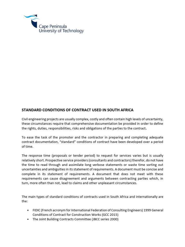 Civil Engineering Contract Essentials | PDF | Justice | Crime & Violence