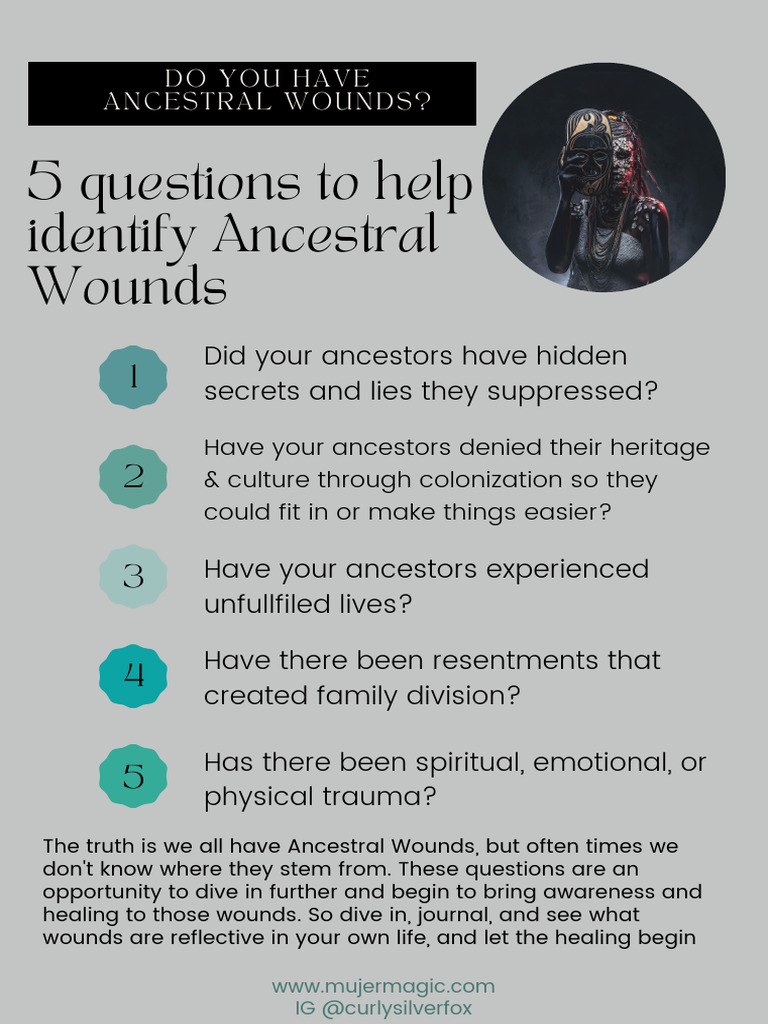 Identify Your Ancestral Wounds | PDF