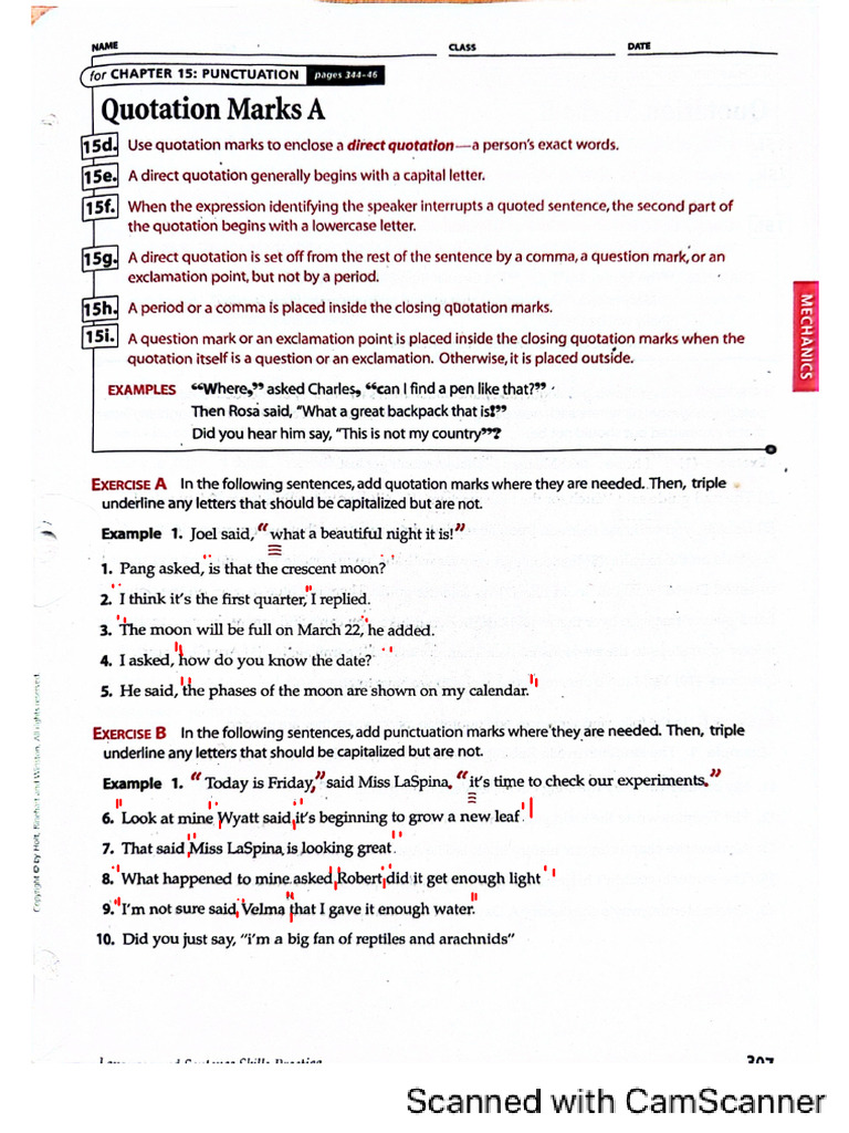 Quotation Marks 9 | PDF