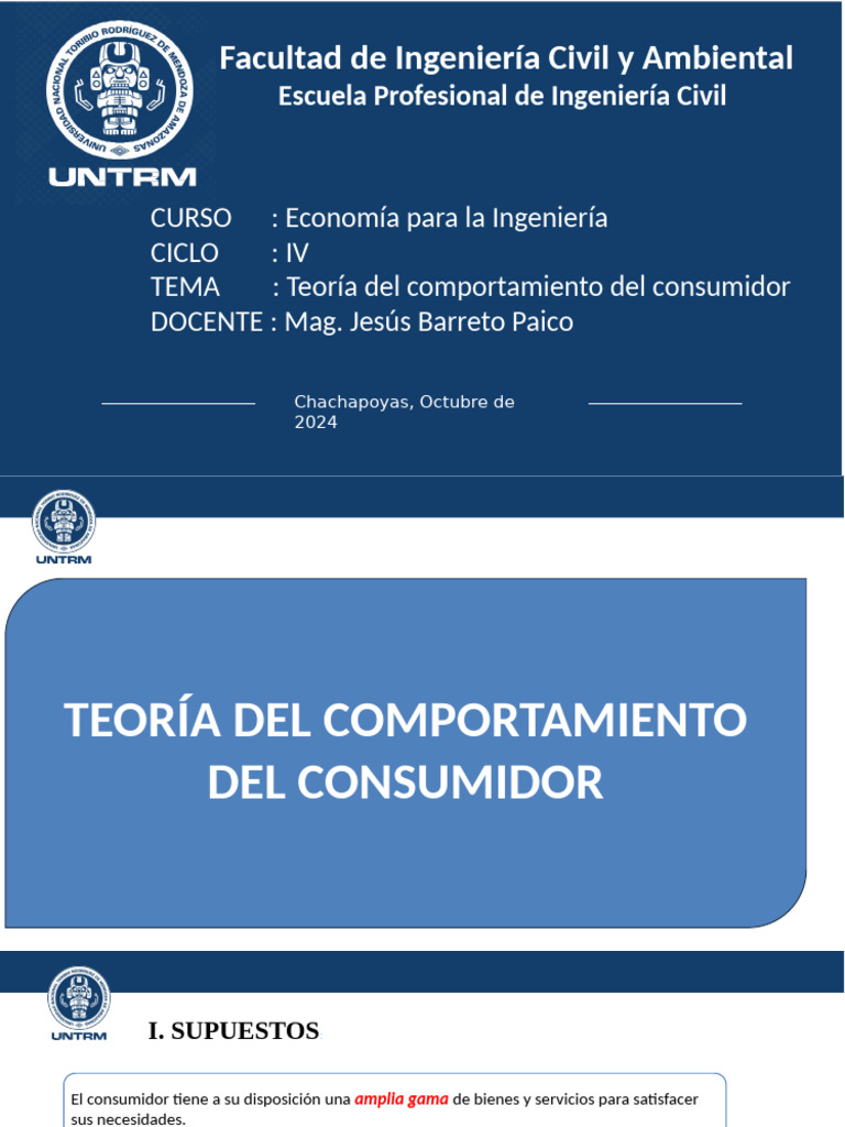 Teoría Del Comportamiento Del Consumidor | PDF | Utilidad | Los ...