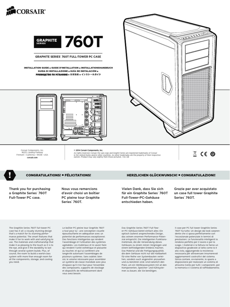 GRAPHITE - 760T - InstallGuide - revAB - 012314 - Web - GRAPHITE-760T ...