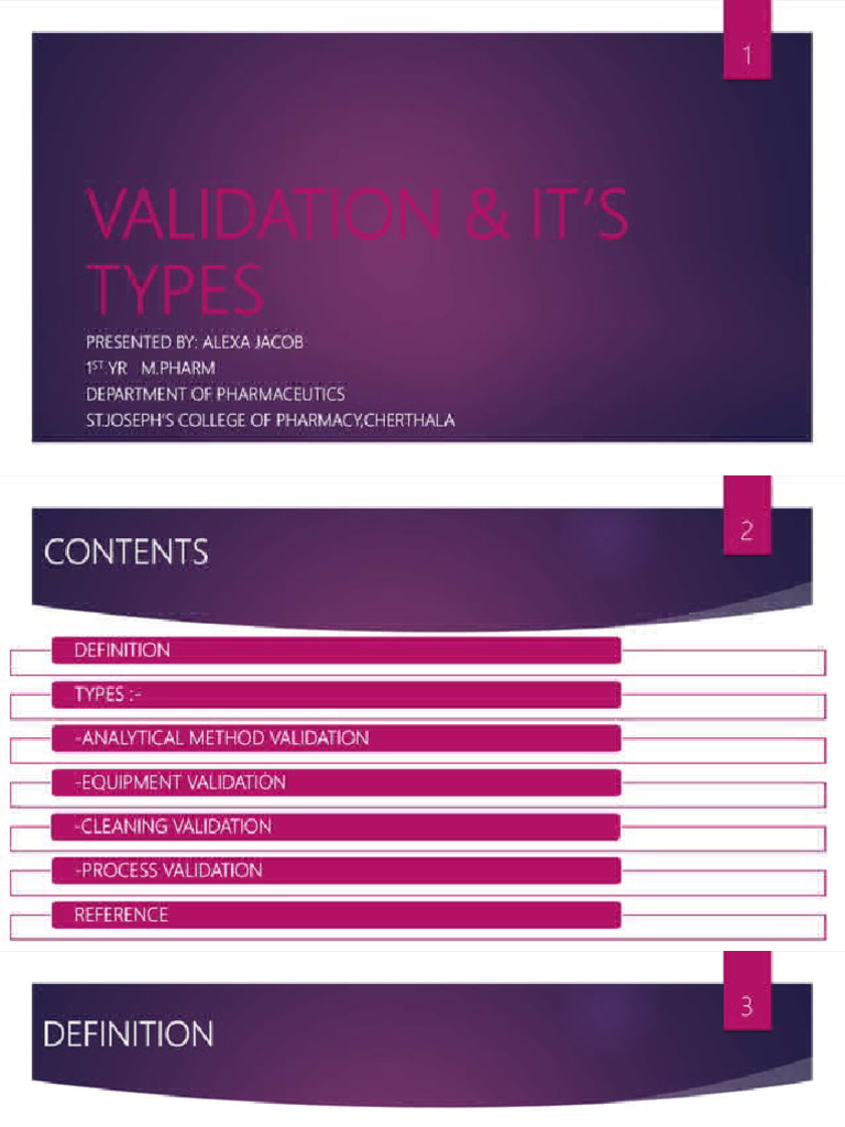 Validation | PDF