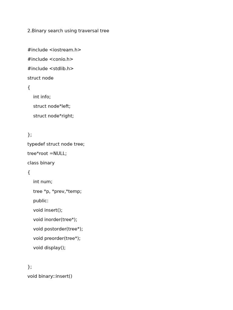 Binary Tree Search Guide | PDF
