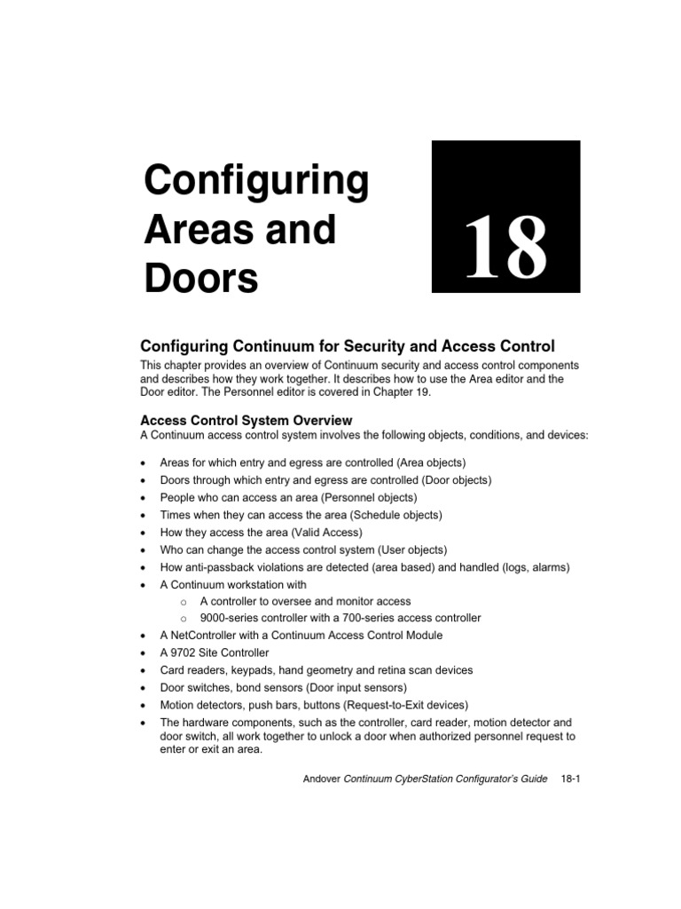 Continuum Configuring For Security and Access | PDF | Access Control | Switch