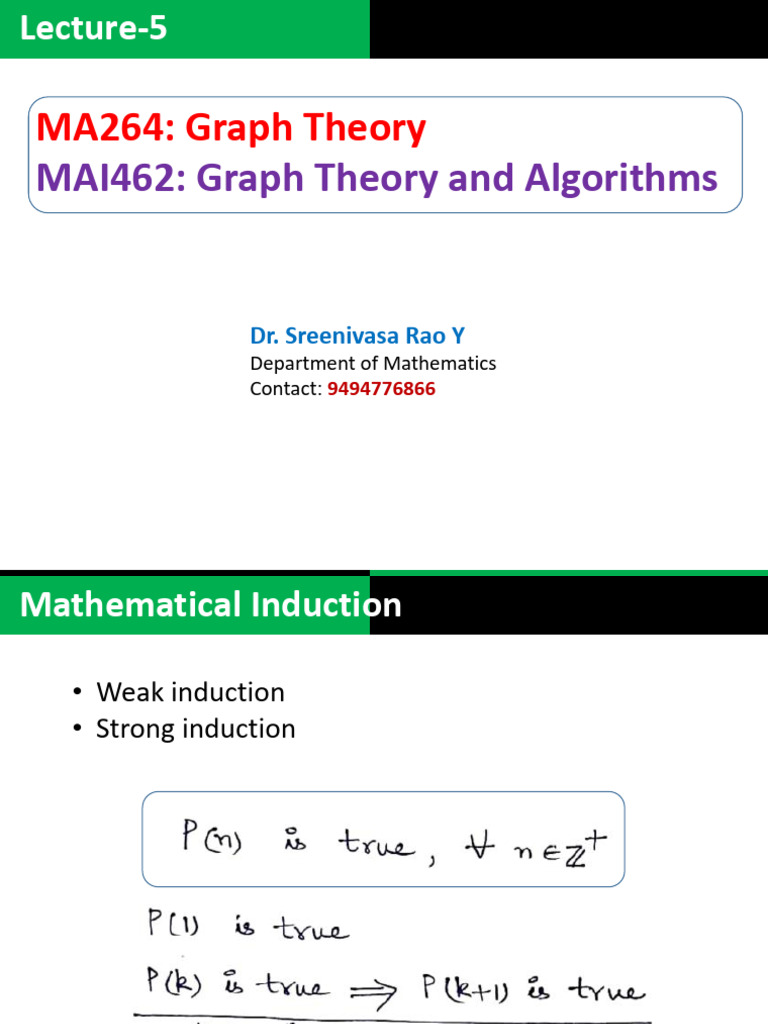 Lecture-5 | PDF | Vertex (Graph Theory) | Mathematical Relations