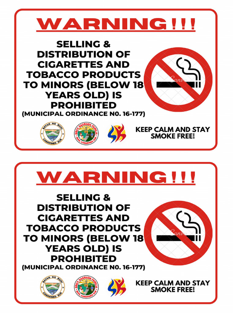 Warning Smoking | PDF