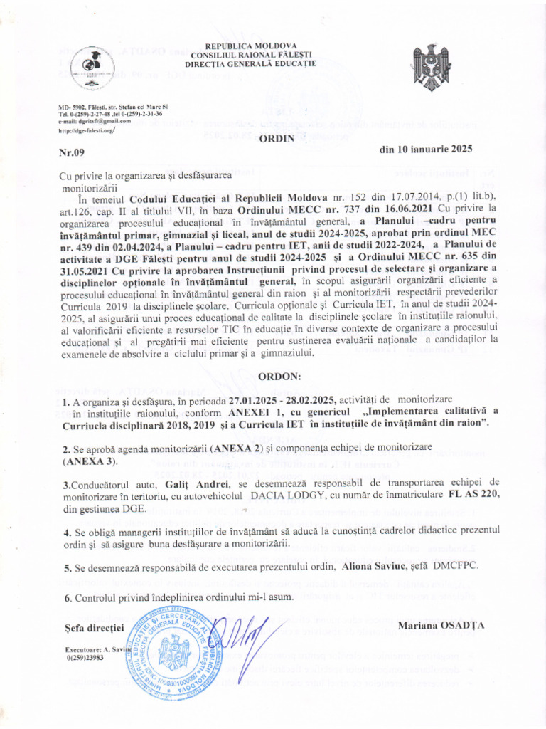 ordin monitorizare | PDF