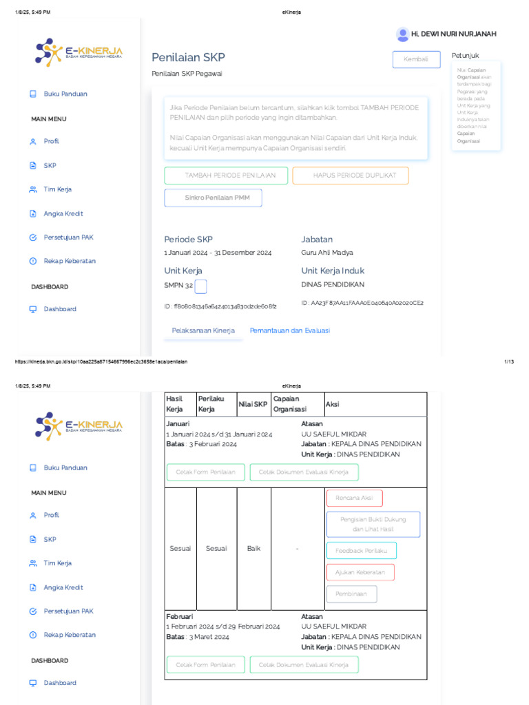 EKinerja Final 2025 | PDF