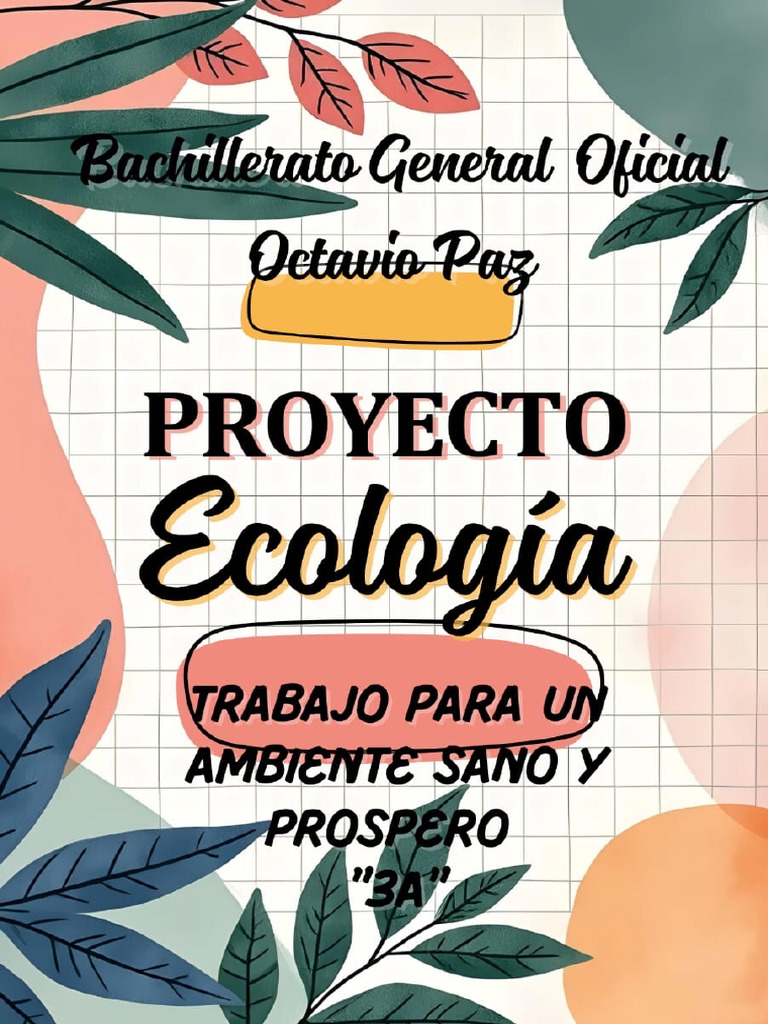 Proyecto Ecologico 3A. | PDF