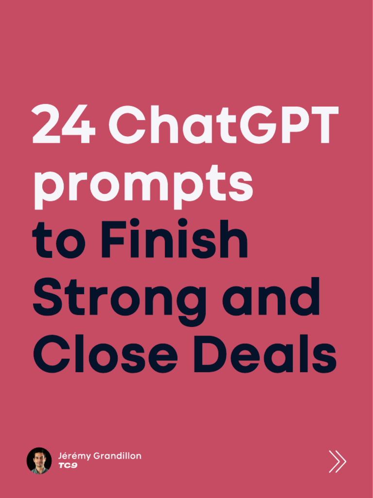 24 ChatGPT Prompts For Closing | PDF