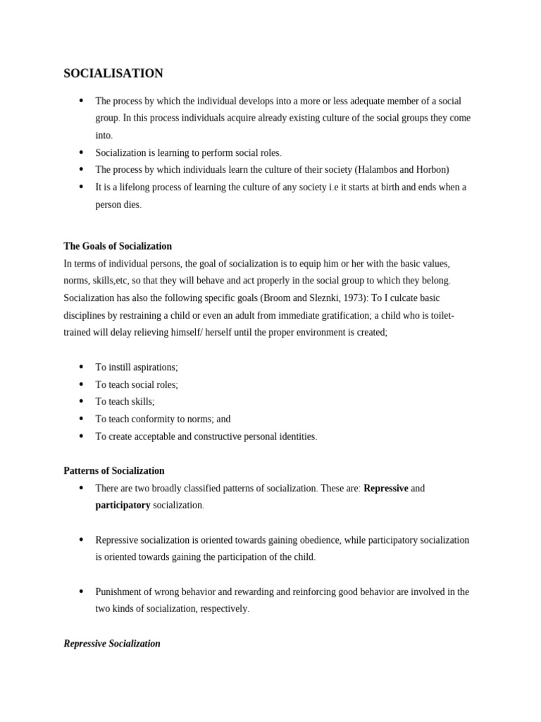 Understanding Socialization | PDF | Socialization | Social Psychology