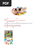 1st Birthday Script | PDF | Birthdays