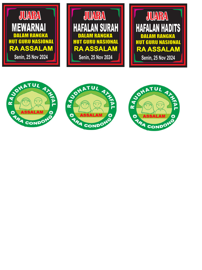 Label Tropy Juara | PDF