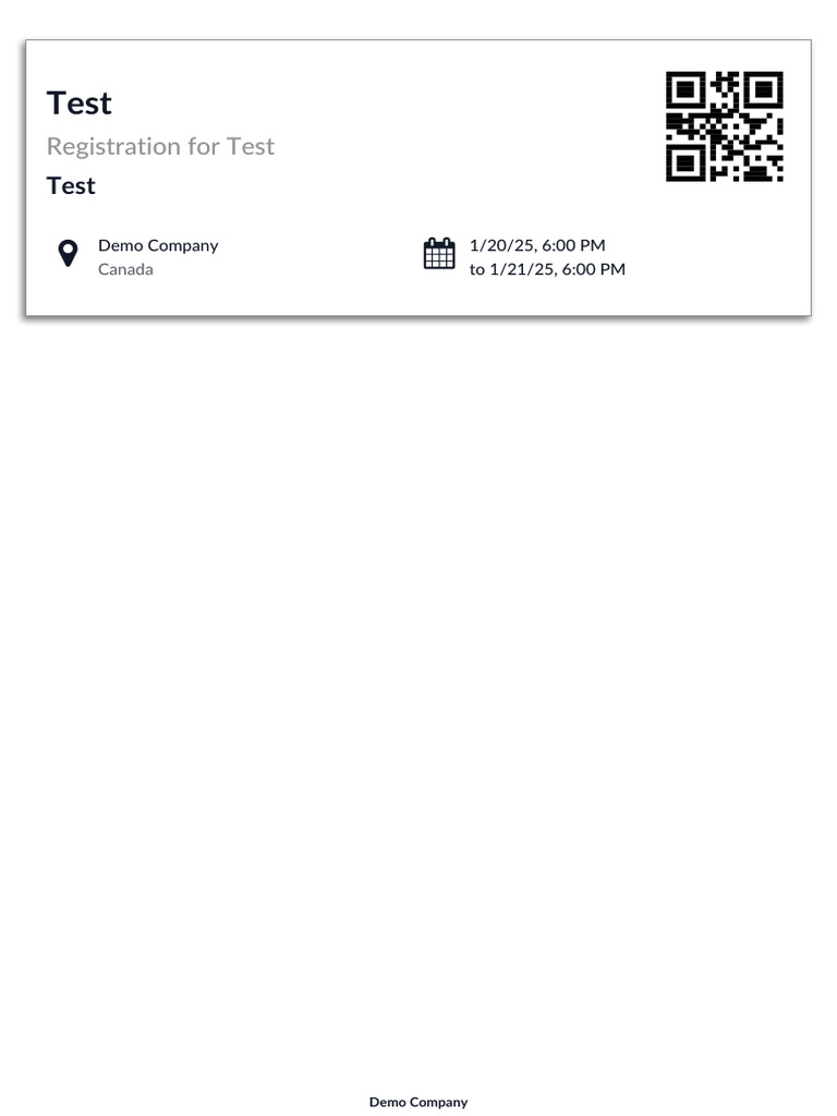 Tickets - Test (Jan 20, 2025, 6 - 00 - 00 PM) - Test | PDF