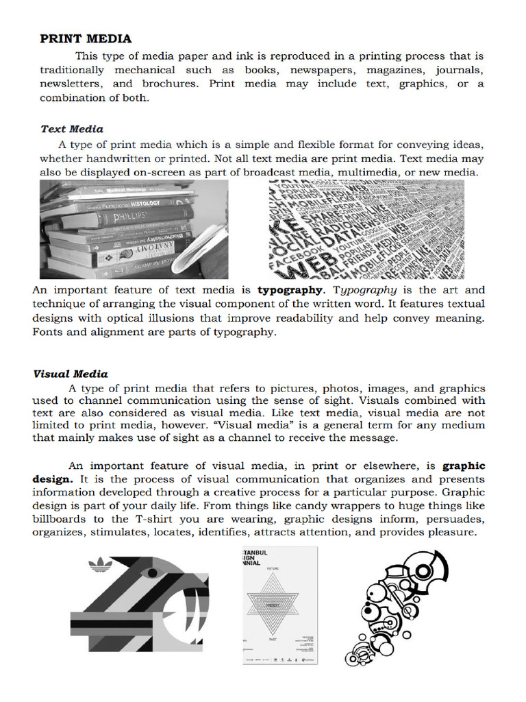 Types of Media | PDF