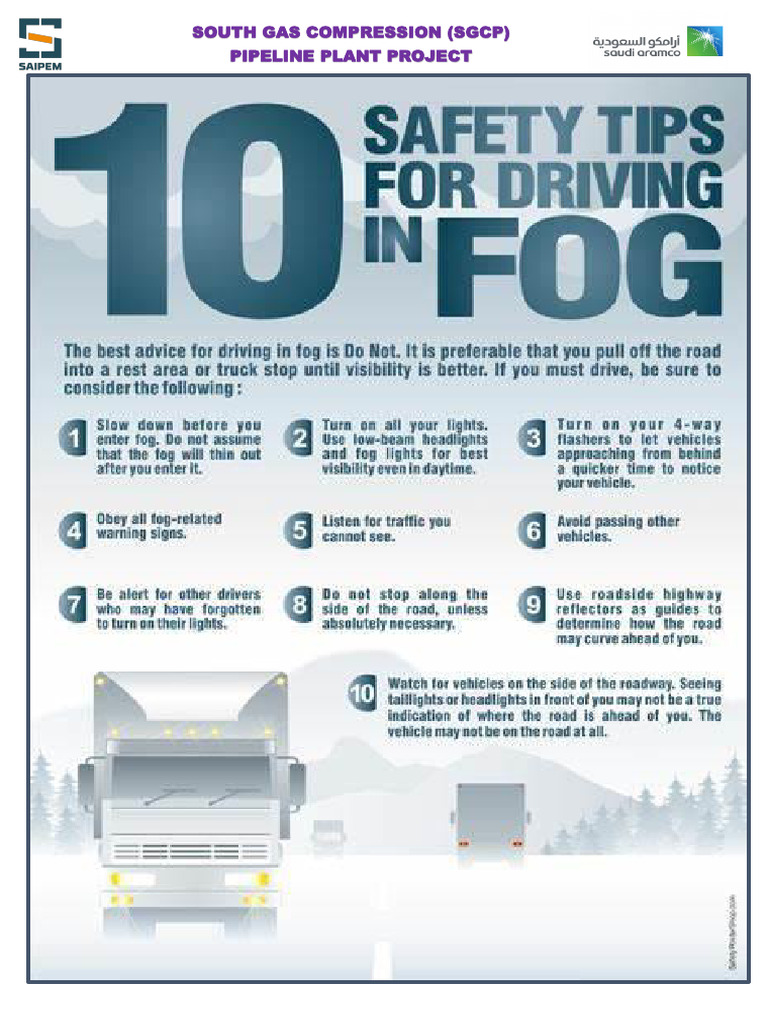 Driving in Adverse Weather Poster | PDF